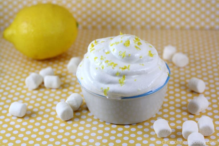 Homemade Lemon Marshmallow Fluff - Homemade In The Kitchen