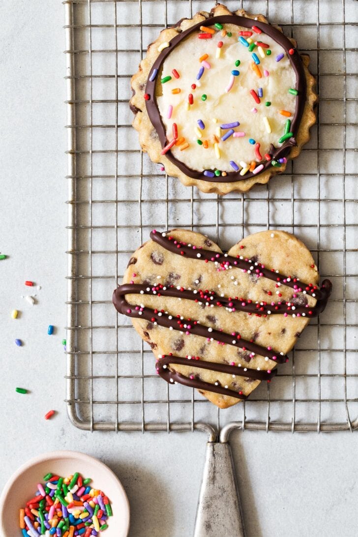 Chocolate Chip Cut Out Cookies - Homemade In The Kitchen