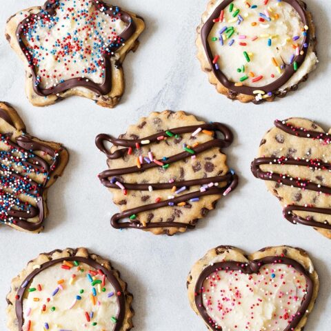 Chocolate Chip Cut Out Cookies - Homemade In The Kitchen