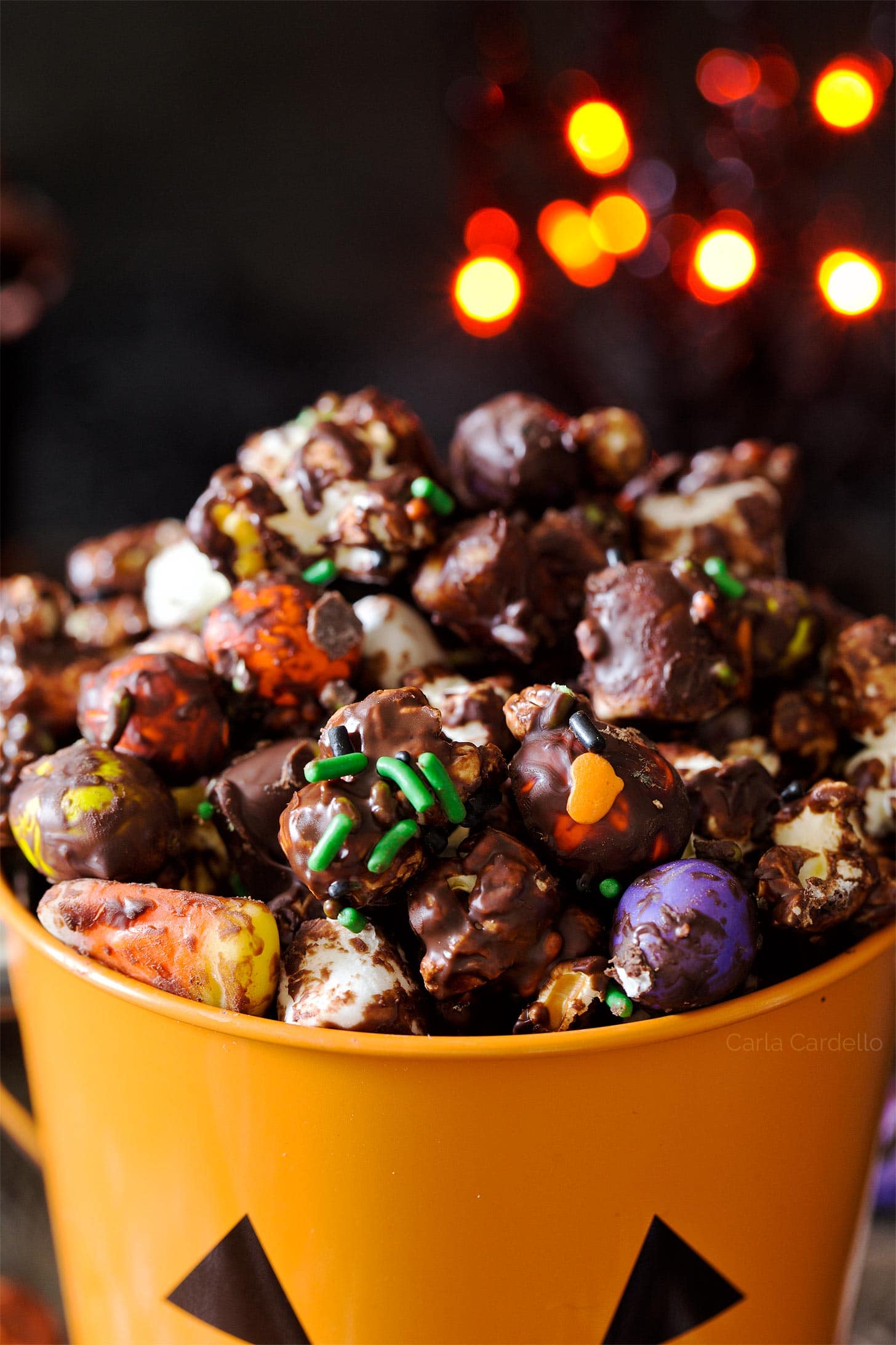 Halloween Popcorn - Homemade In The Kitchen