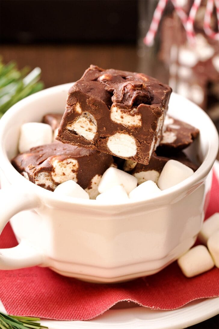 Chocolate Marshmallow Fudge - Homemade In The Kitchen