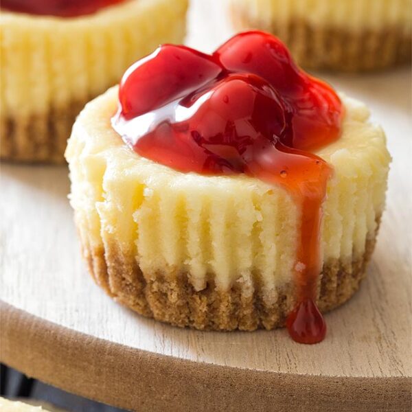 Mini Cheesecakes (Small Batch) - Homemade In The Kitchen