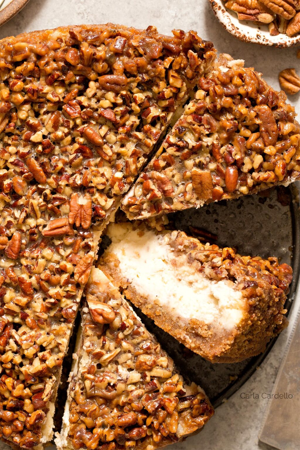 Pecan Pie Cheesecake - Homemade In The Kitchen