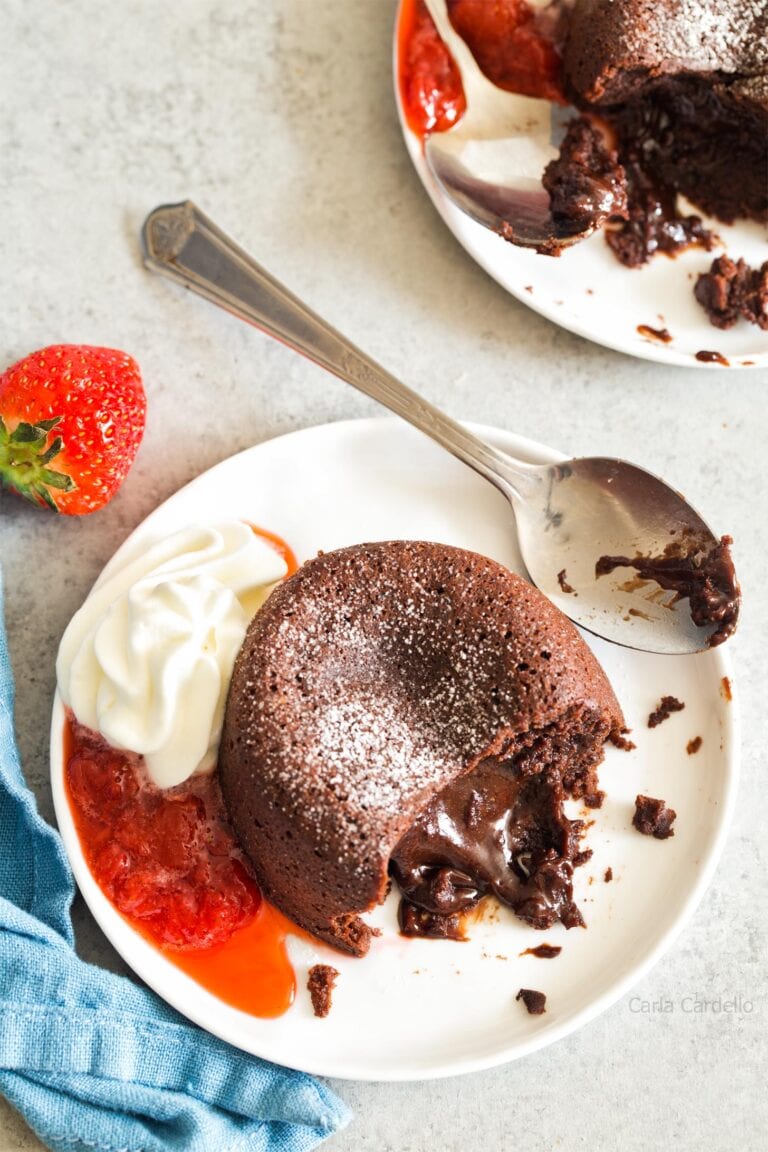 Mini Lava Cakes For Two - Homemade In The Kitchen