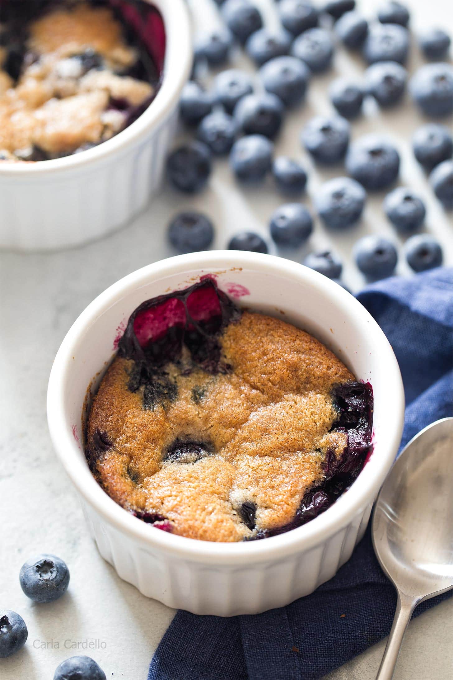 Blueberry Cobbler For Two - Homemade In The Kitchen