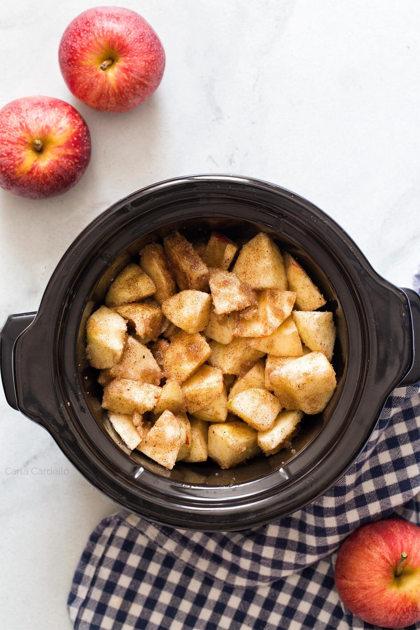 Crockpot Apple Butter (Small Batch) - Homemade In The Kitchen