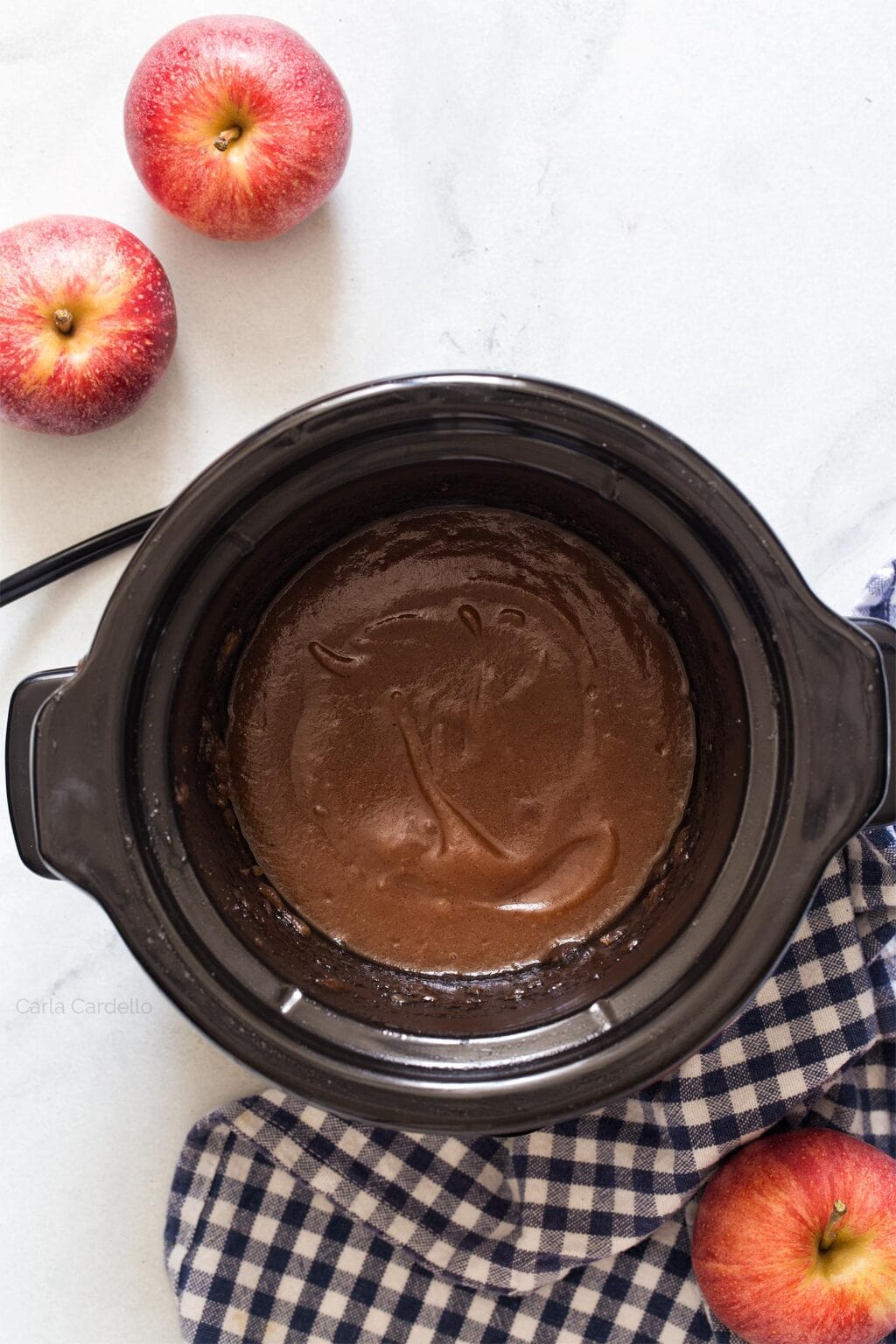 Crockpot Apple Butter (Small Batch) - Homemade In The Kitchen