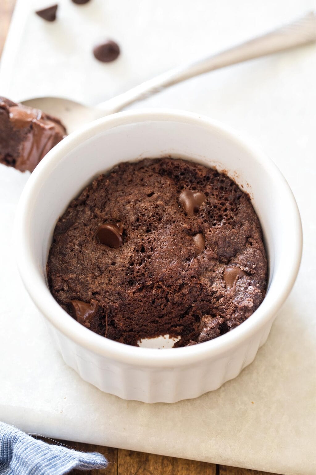 Microwave Brownie - Homemade In The Kitchen