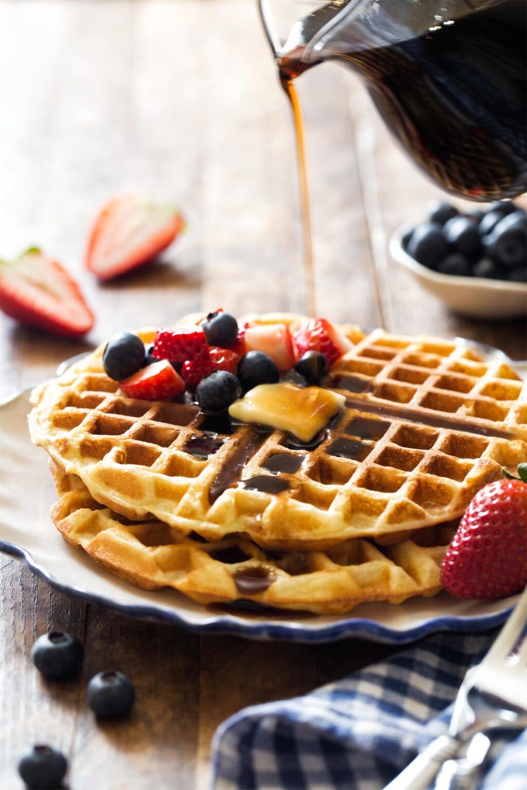 Waffles For Two - Homemade In The Kitchen