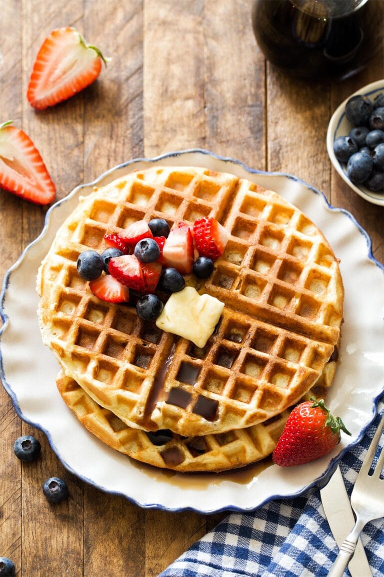 Waffles For Two - Homemade In The Kitchen