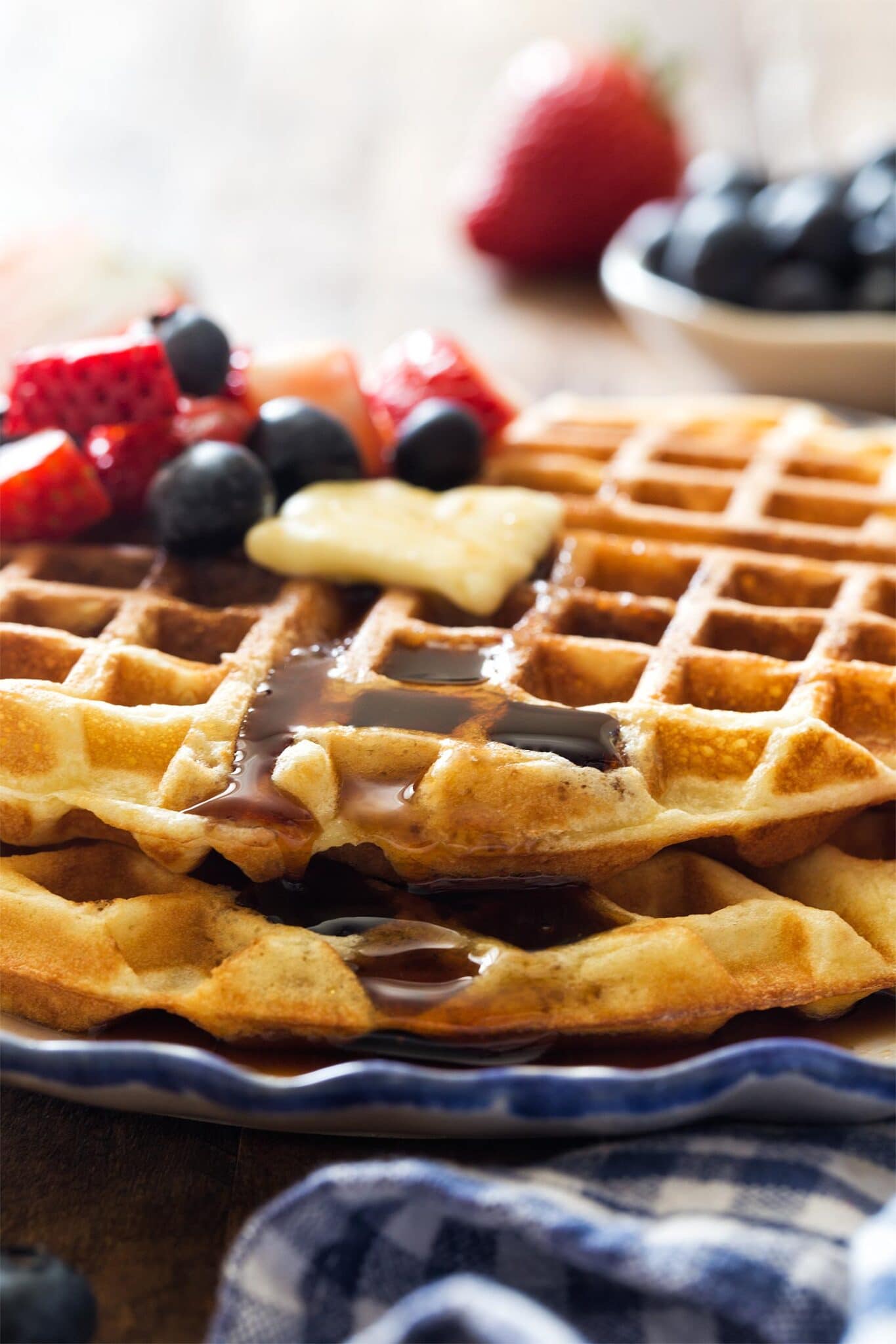 Waffles For Two - Homemade In The Kitchen
