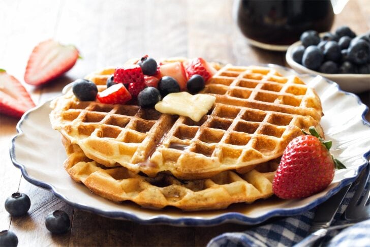 Waffles For Two - Homemade In The Kitchen