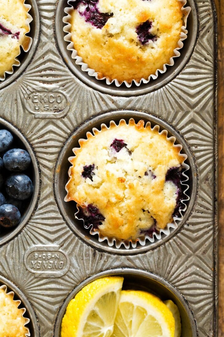 Small Batch Blueberry Muffins - Homemade In The Kitchen