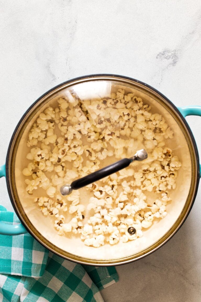 Stovetop Popcorn - Homemade In The Kitchen