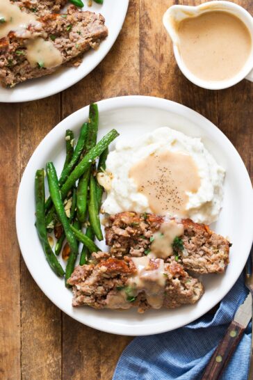 Small Meatloaf Recipe (Meatloaf For Two) - Homemade In The Kitchen